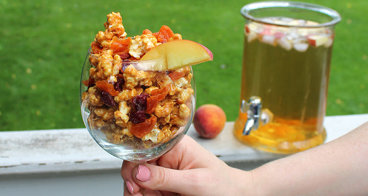 Peach Sangria Popcorn